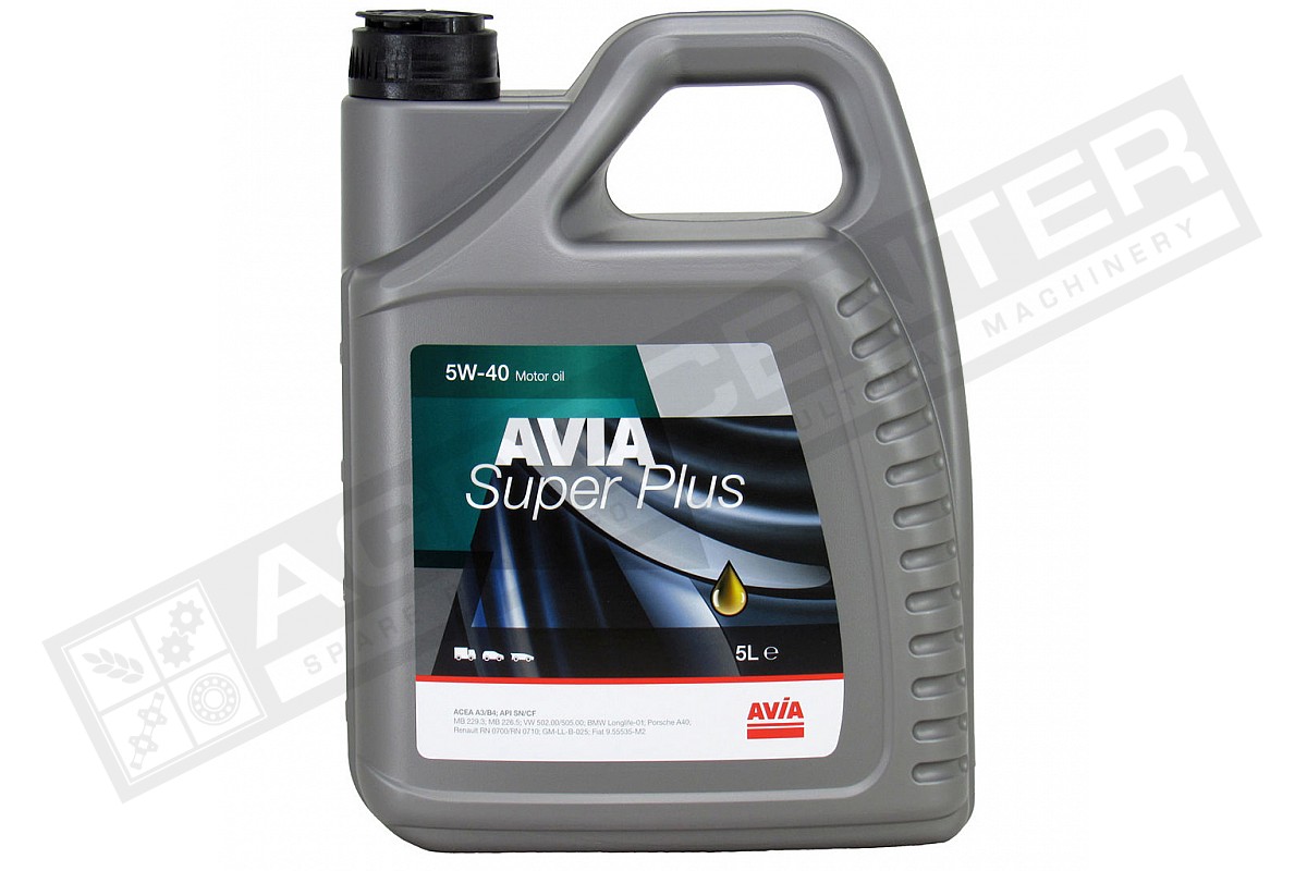 Engine oil AVIA Super Plus 5l, 5W-40 buy in AGROCENTER Prompt Delivery ...