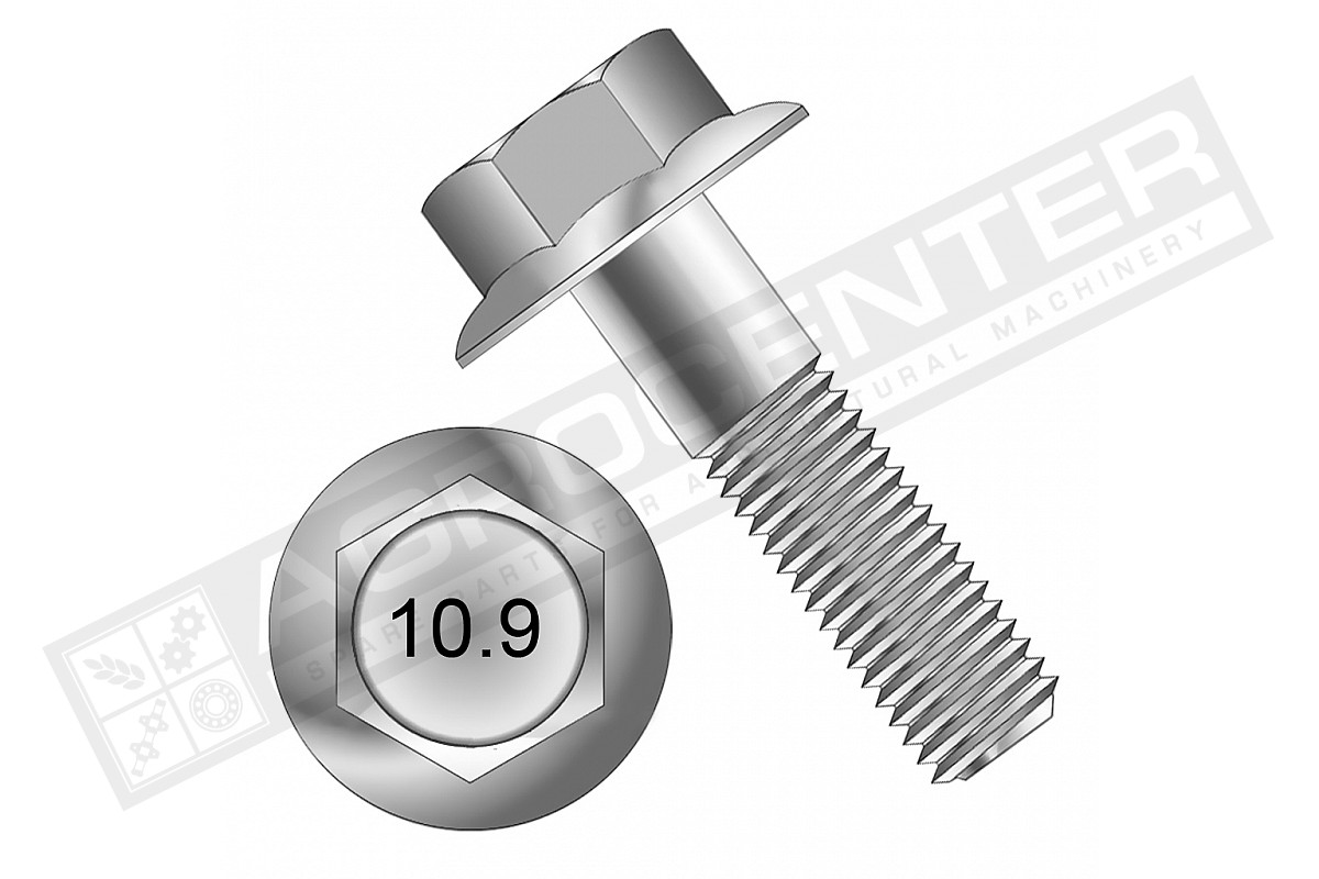M6*16 Bolt with flange 10.9 DIN 6921 buy in AGROCENTER Prompt Delivery ...