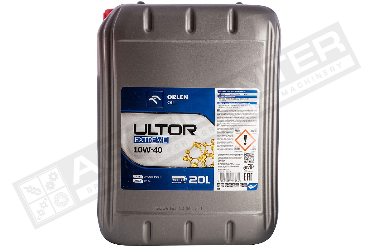 Моторне мастило Orlen Oil Ultor Extreme 10W-40, 20л купити в AGROCENTER ...