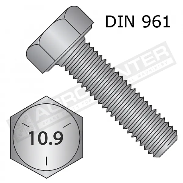 M12*35*1,25 Болт 10.9 DIN 961 купить в AGROCENTER Оперативная доставка $ Лучшая цена